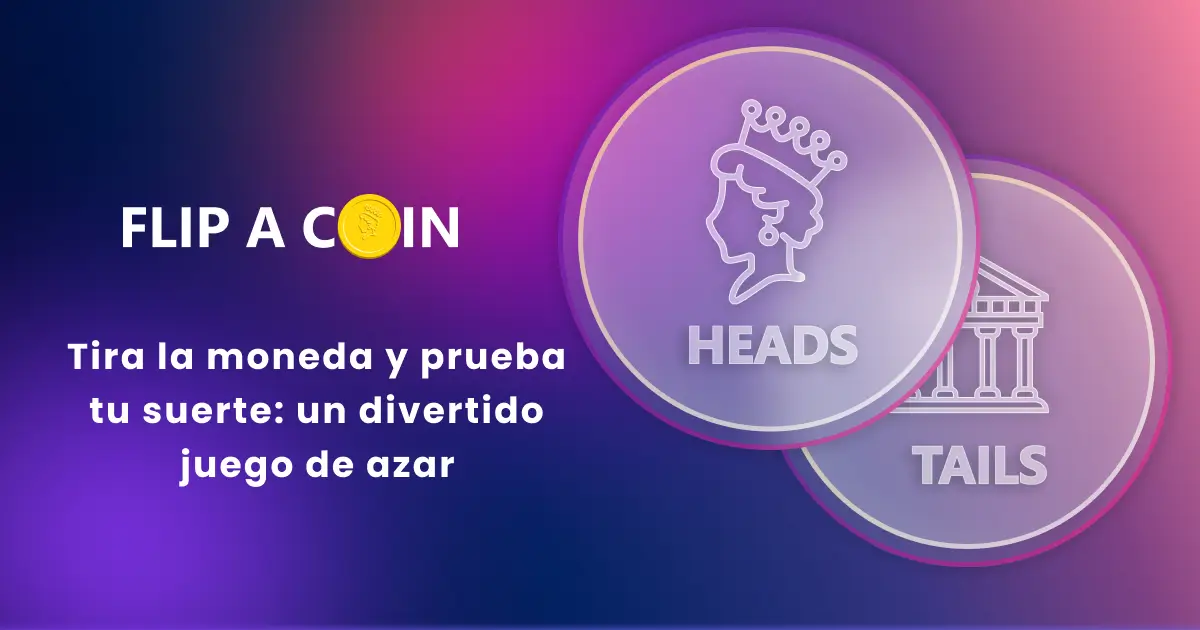 Cara o Cruz - Online Tirar Moneda